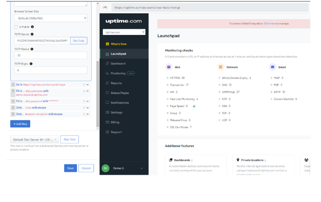 Transaction Check Commands and Validators – Uptime.com