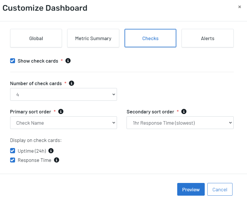 Overview of Dashboard – Uptime.com