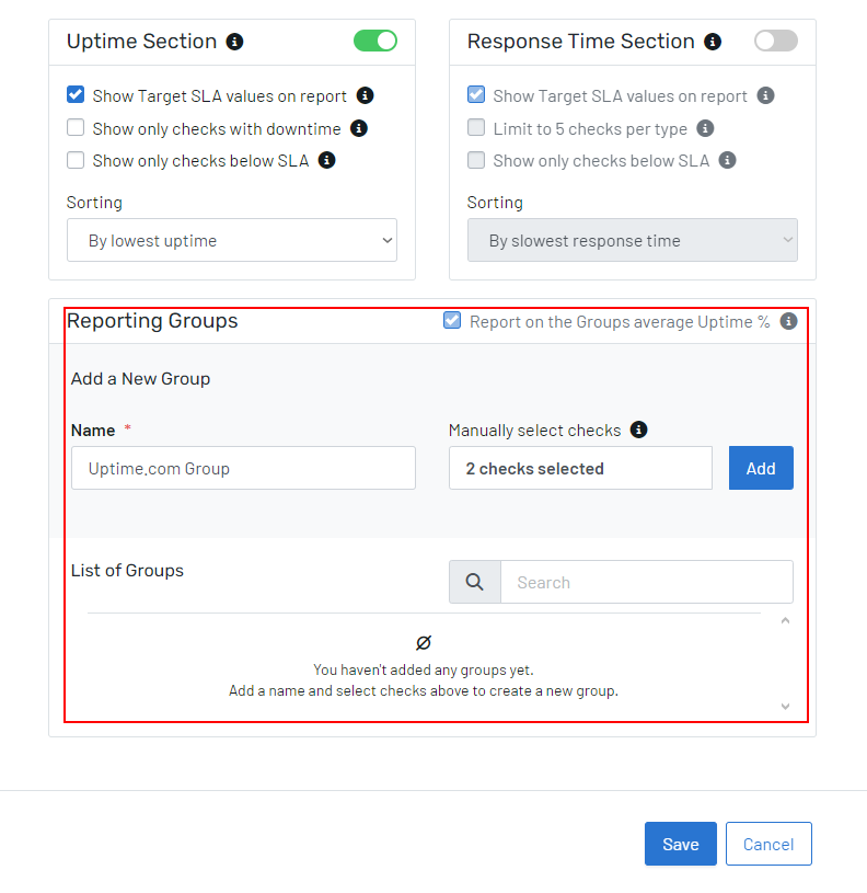 Creating an Uptime.com SLA Report – Uptime.com
