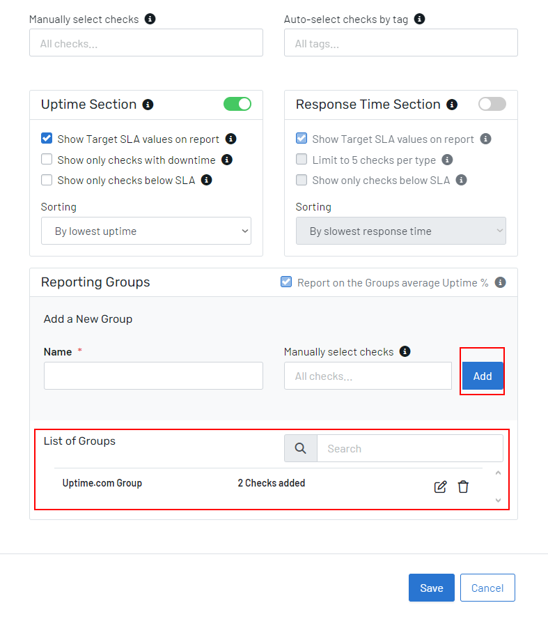 Creating an Uptime.com SLA Report – Uptime.com