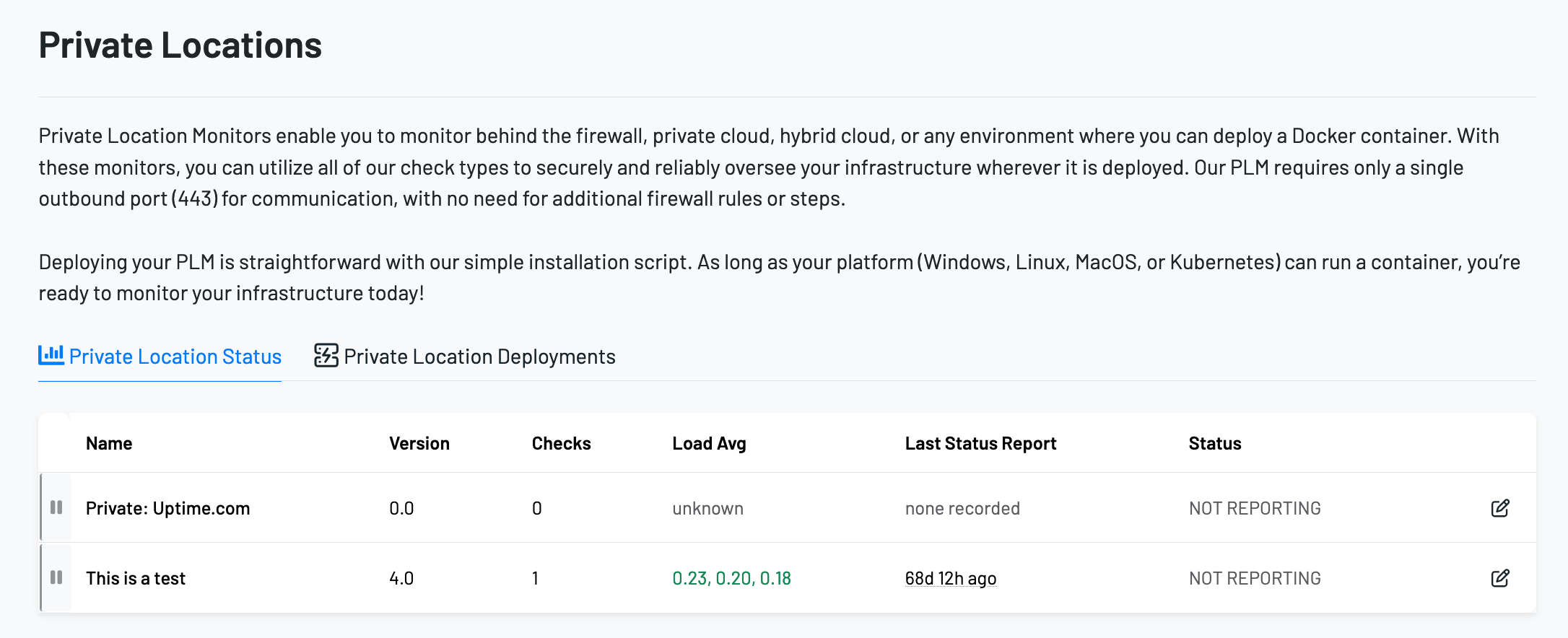 Getting Started with Private Location Monitoring – Uptime.com