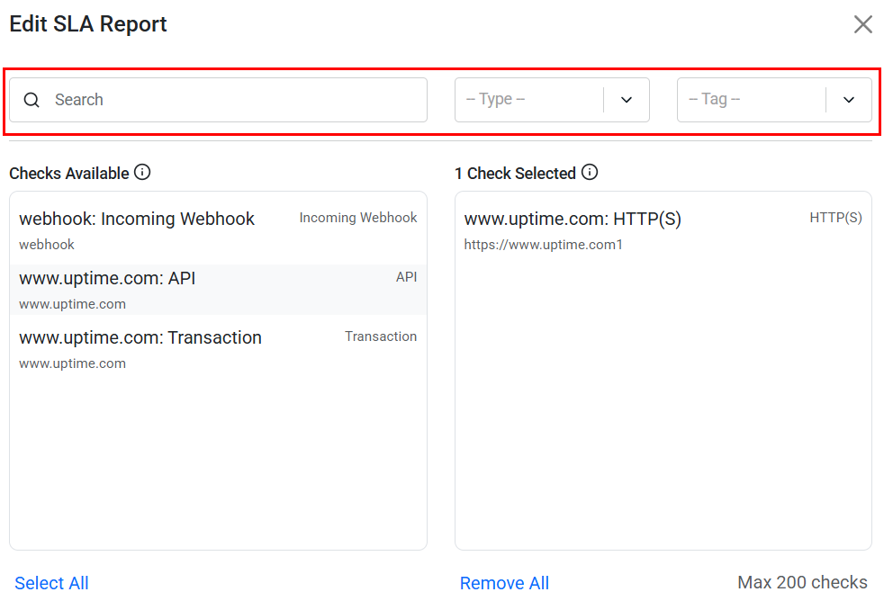 Creating an Uptime.com SLA Report – Uptime.com