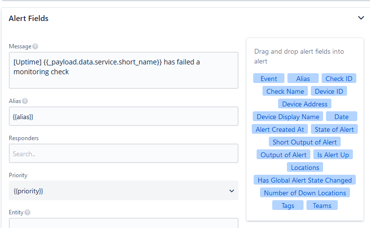 Configuring Opsgenie – Uptime.com