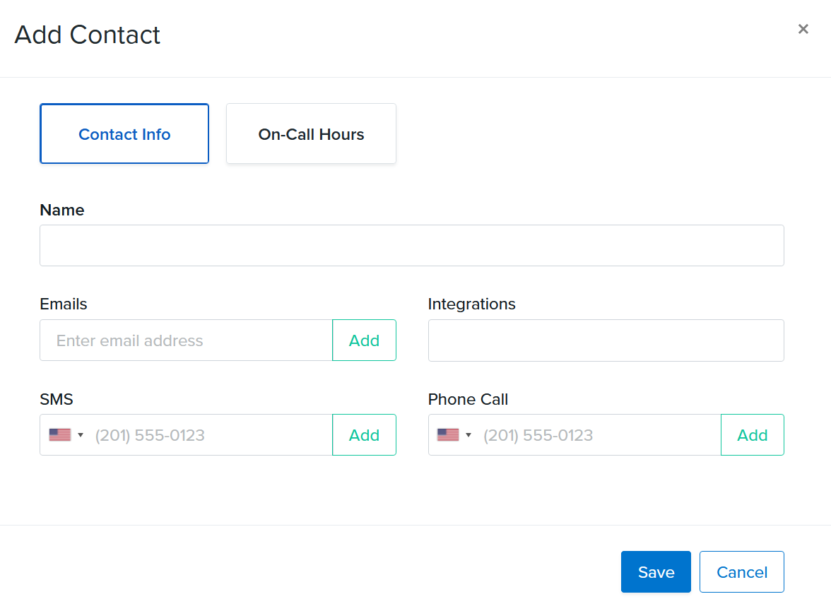 Overview of Contacts – Uptime.com