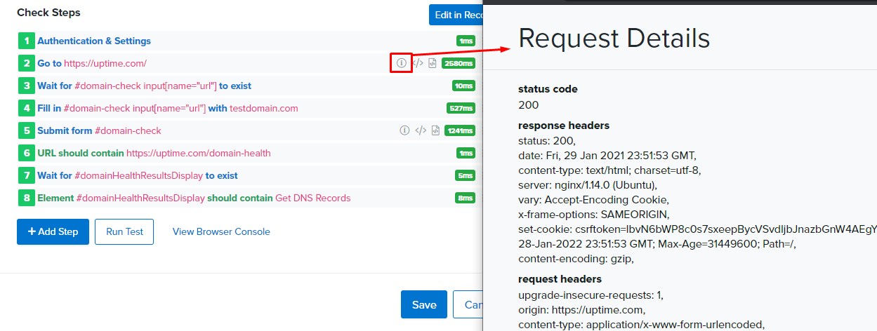 Using Real-Time Analysis with Uptime.com – Uptime.com