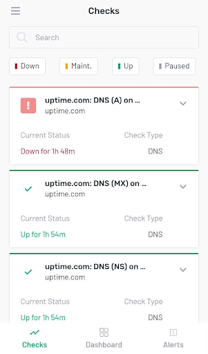 Using the New Uptime.com Mobile Application – Uptime.com