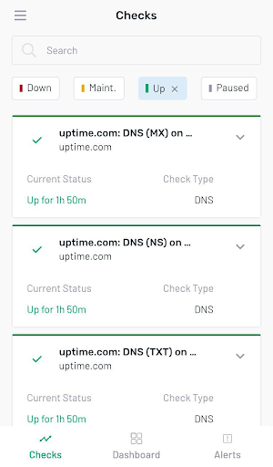 Using the New Uptime.com Mobile Application – Uptime.com
