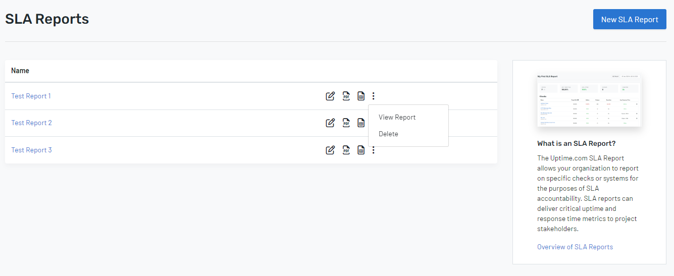 Creating an Uptime.com SLA Report – Uptime.com